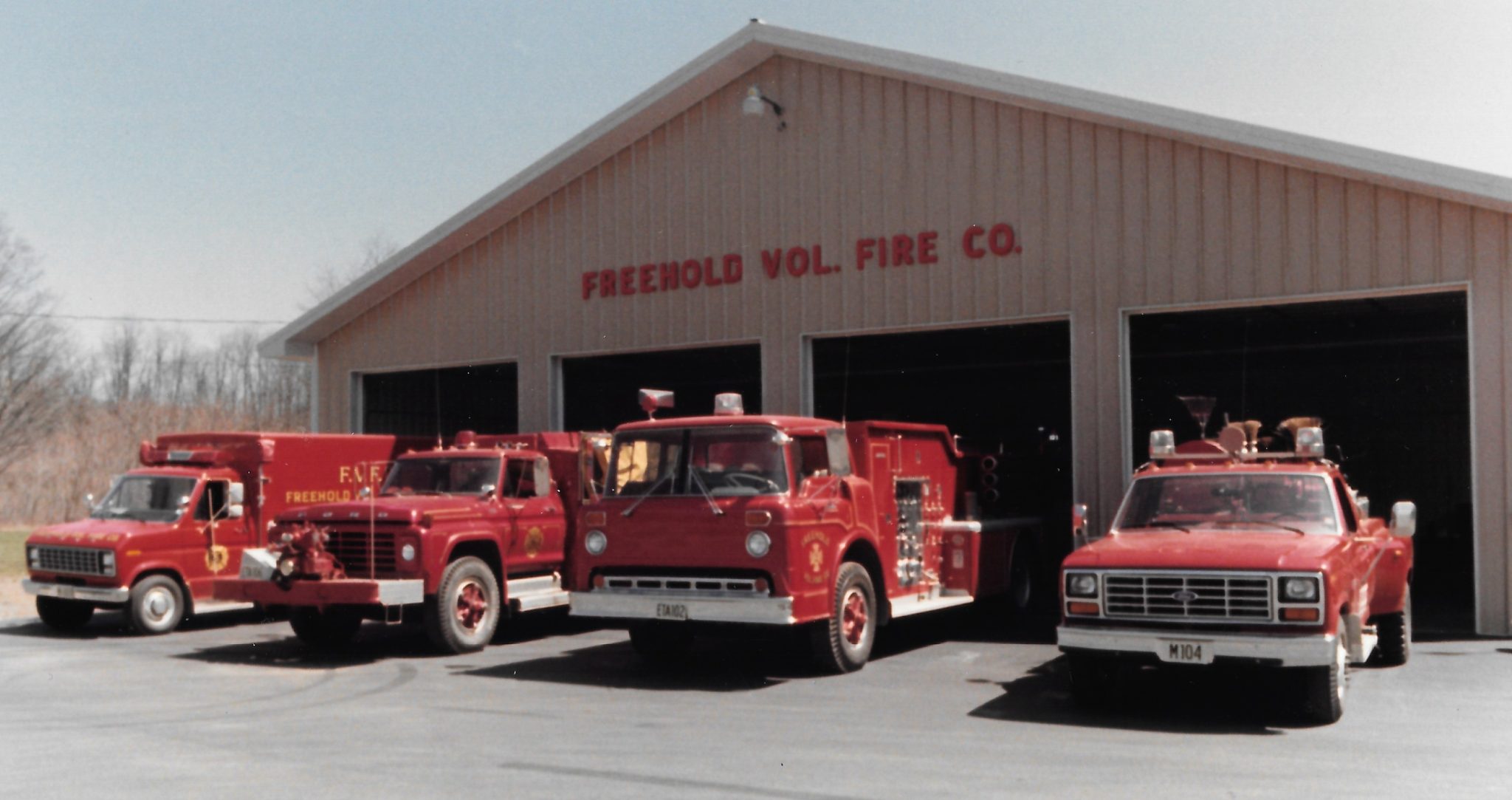 Freehold Volunteer Fire Company - History